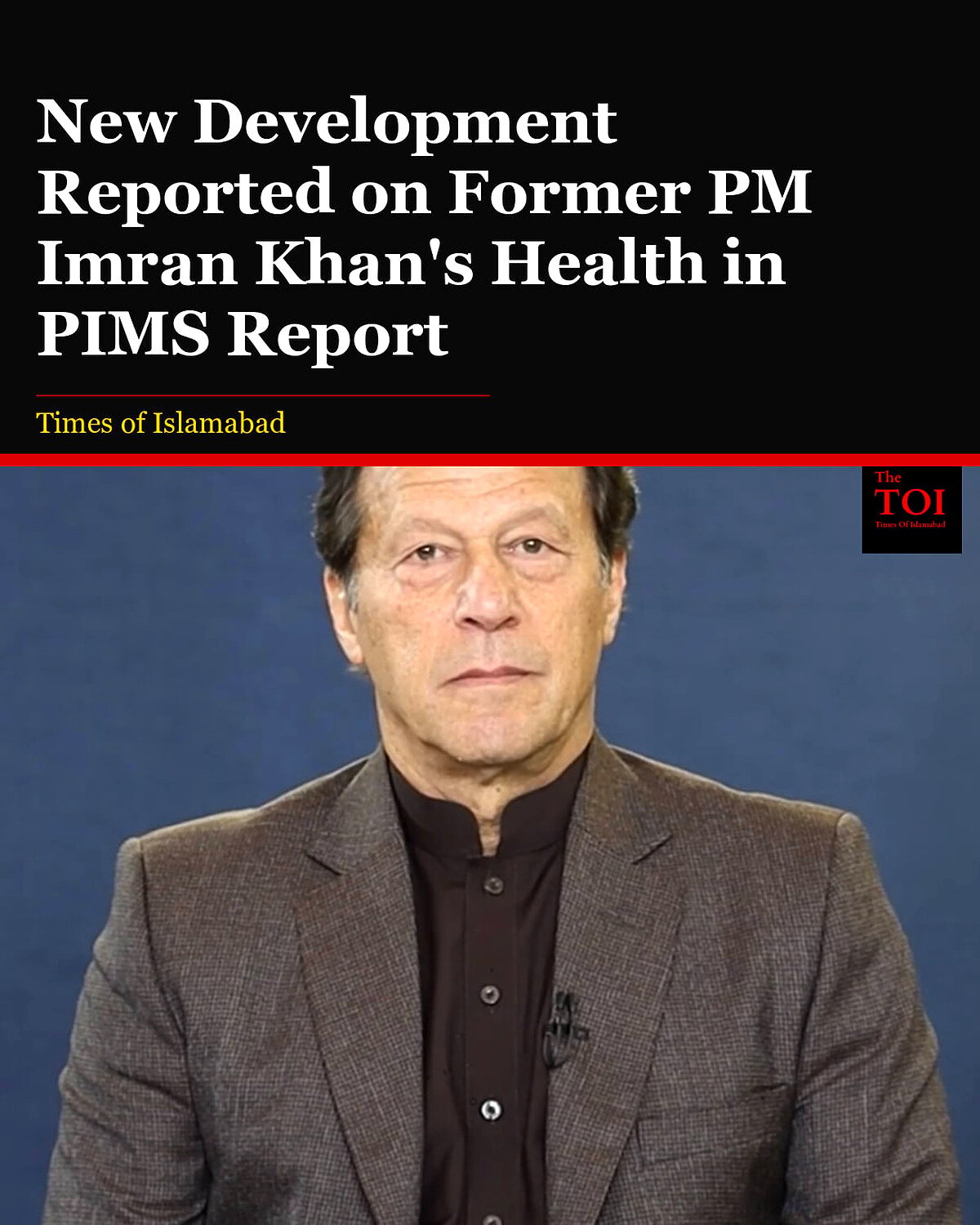 Imran Khan's Eye Condition Improves After Latest Treatment