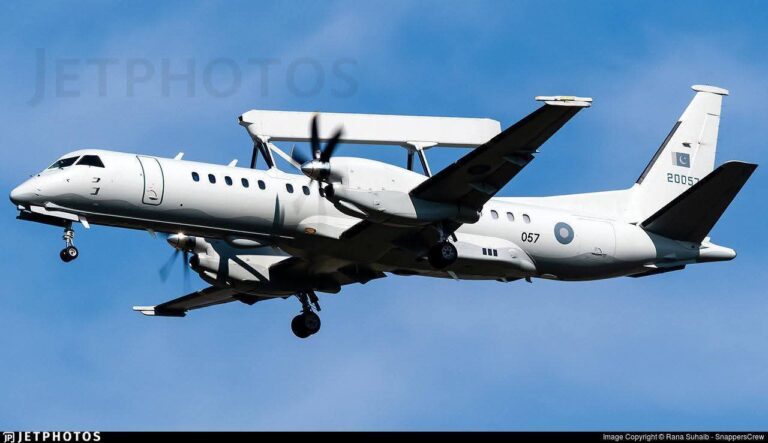 Pakistan Strengthens Airborne Surveillance with Largest Saab 2000