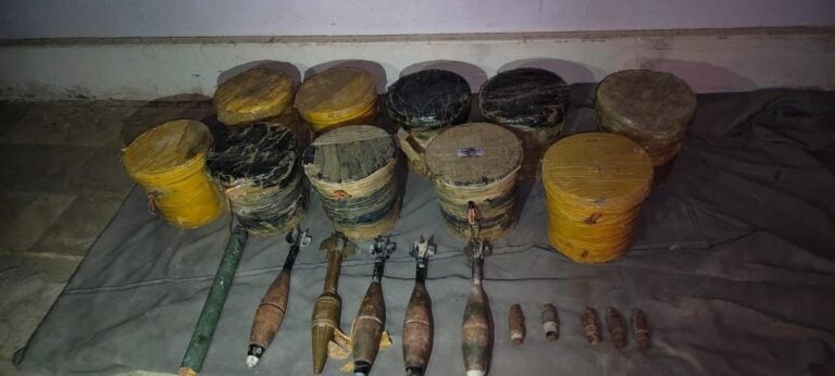 Security Forces Foil Terrorism Plot, Recover Large Weapons Cache