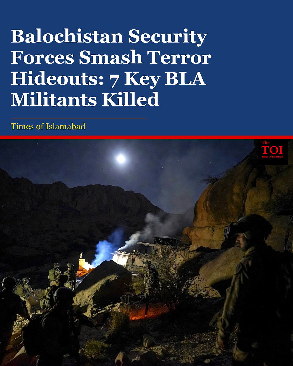 Balochistan Forces Launch Precision Strikes Against BLA Terrorists