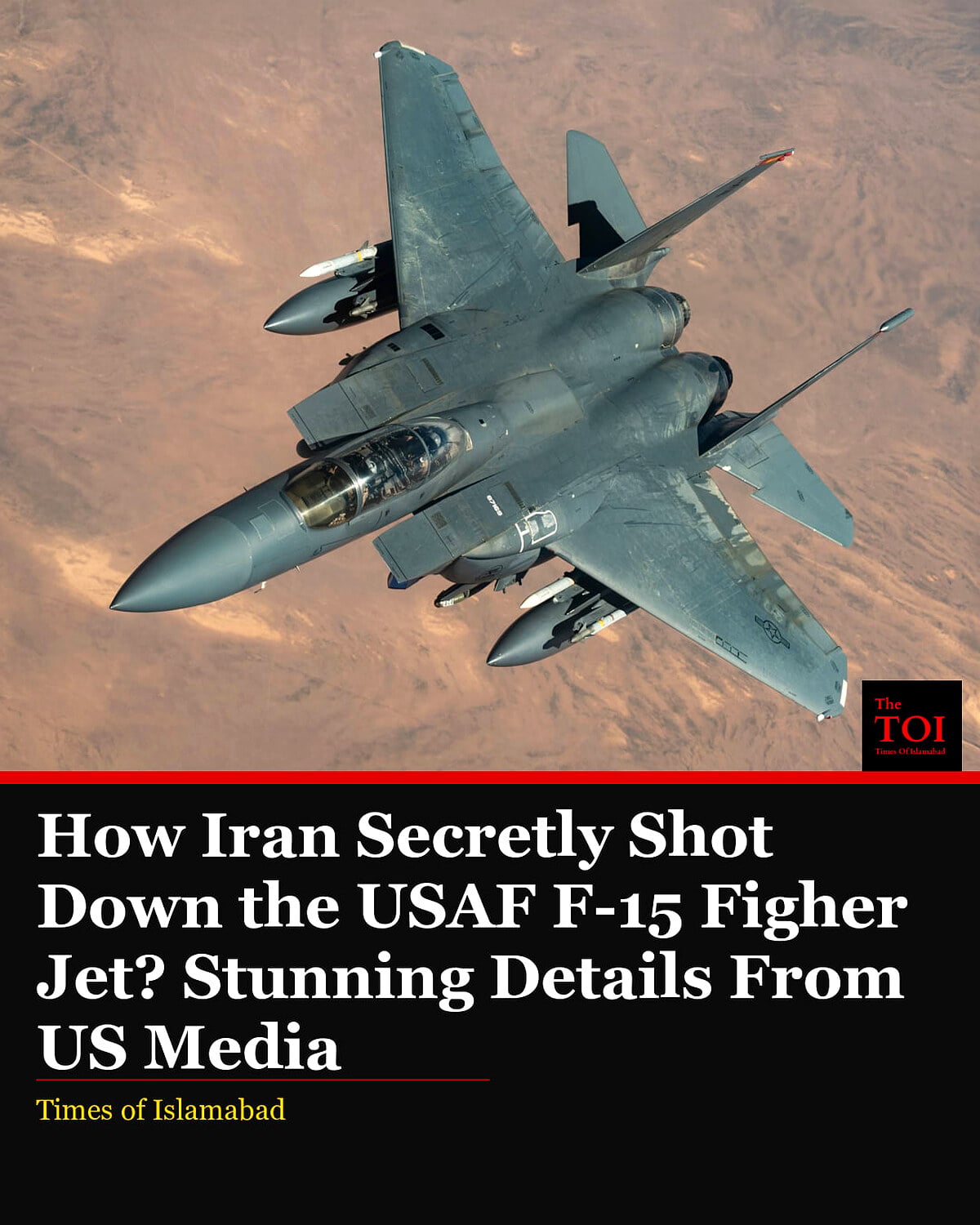 Chinese Missile Linked to F-15E Fighter Jet Shootdown