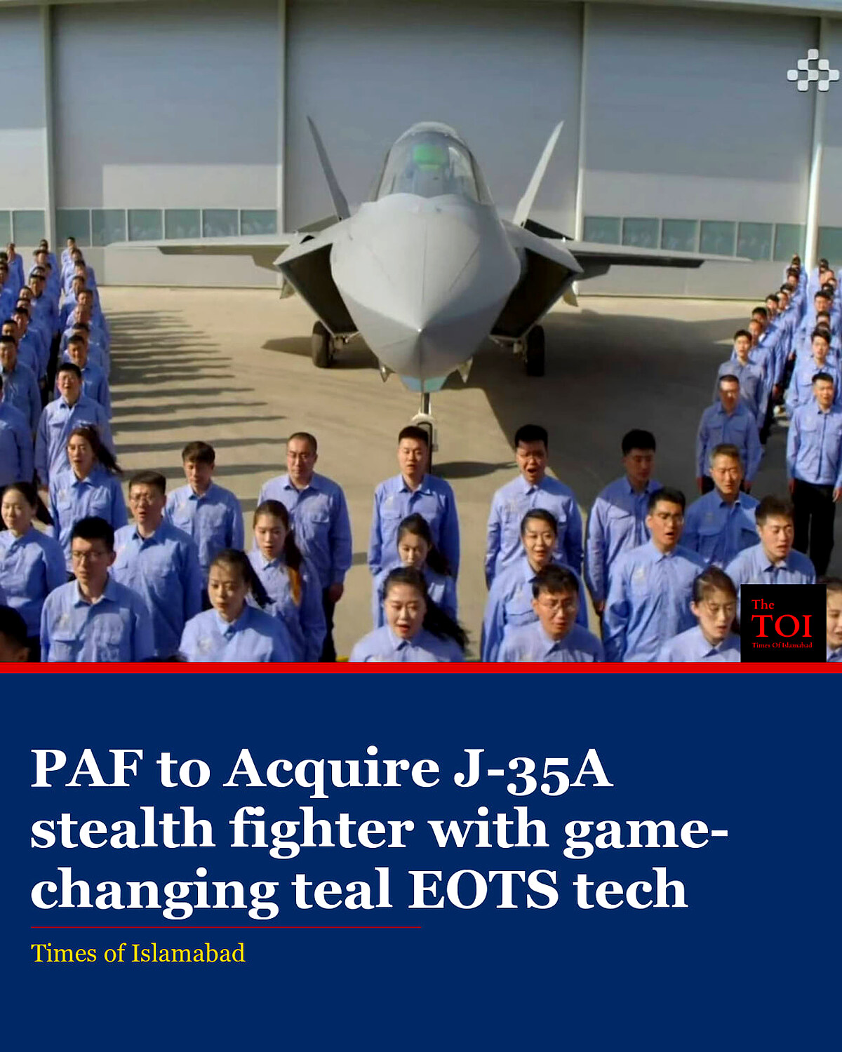 PAF to Acquire J-35A stealth fighter with game-changing teal EOTS
