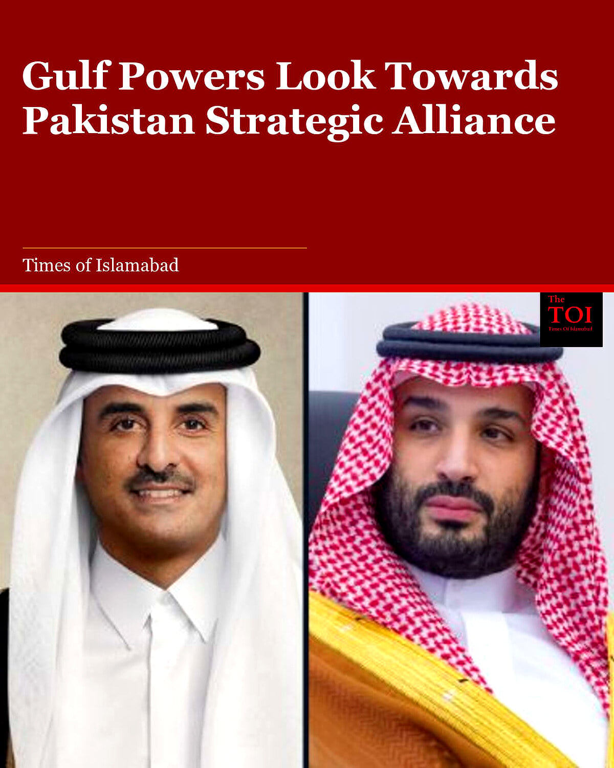 Saudi Crown Prince and Qatar Emir Discuss Regional Developments