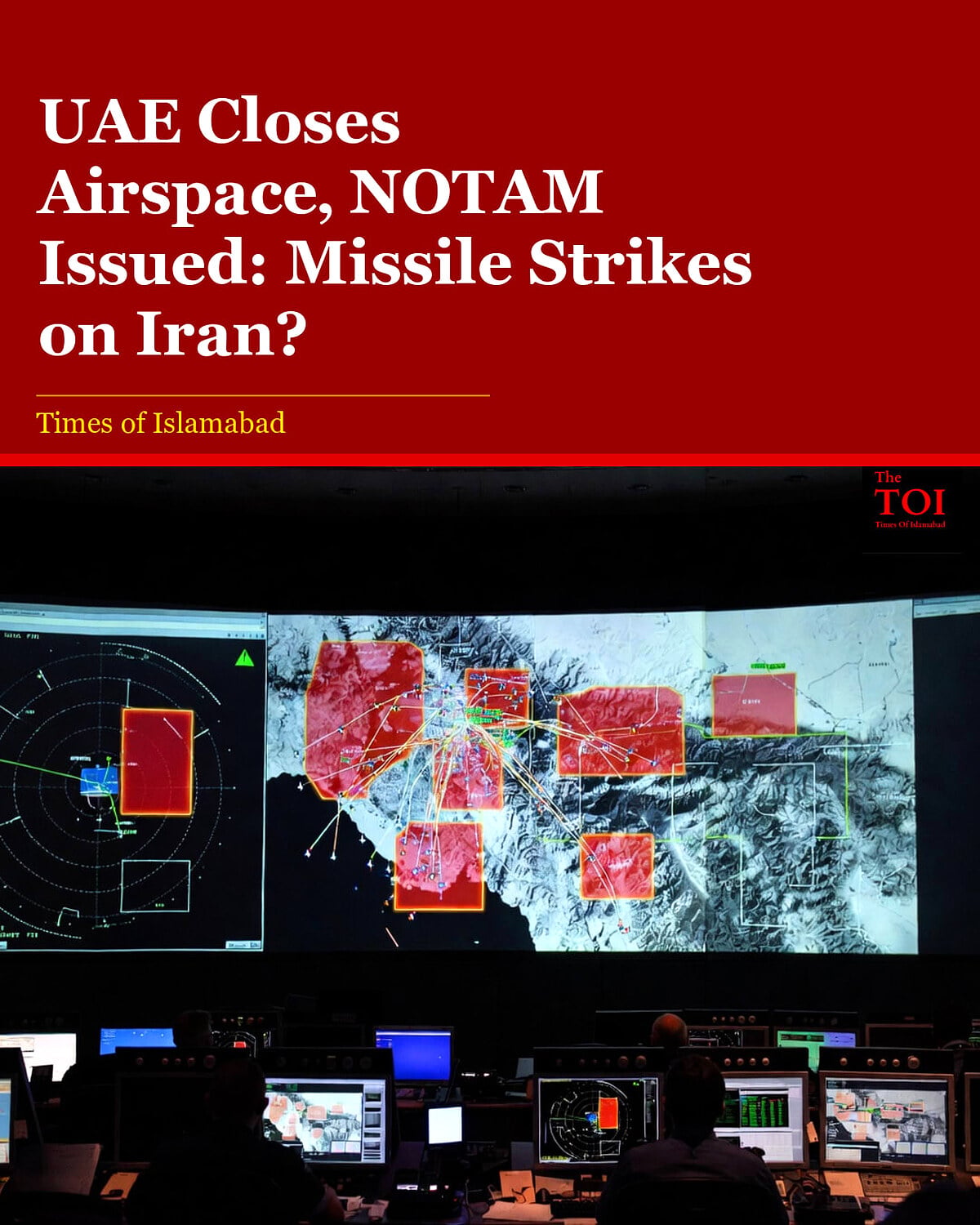 UAE Issues Major NOTAM After Iranian Missile Strikes