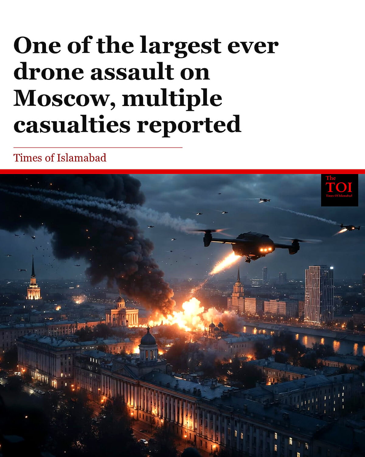 Ukraine Drone Attack Kills Four in Moscow Region