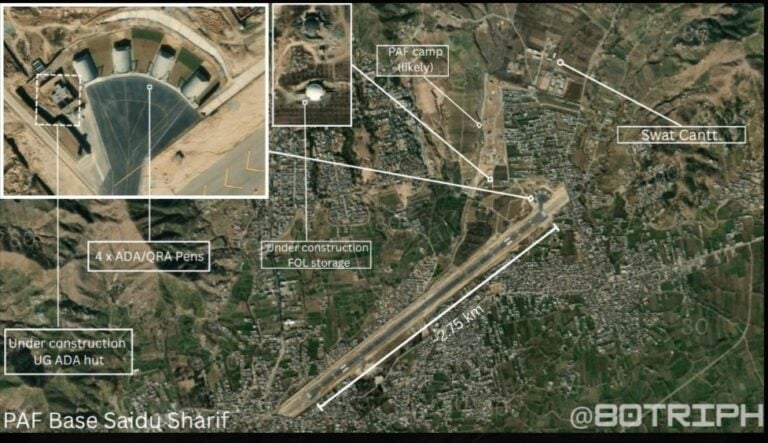Pakistan Air Force Transforms Saidu Sharif Airport into Military Base