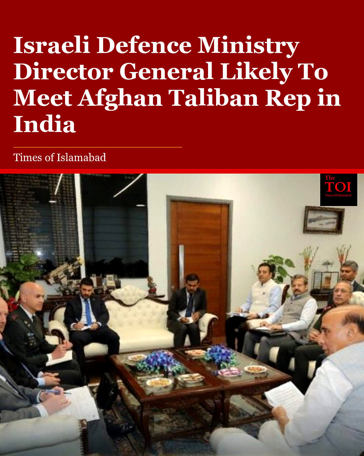 Israeli Defence Ministry Director General Arrives in India to Meet ...