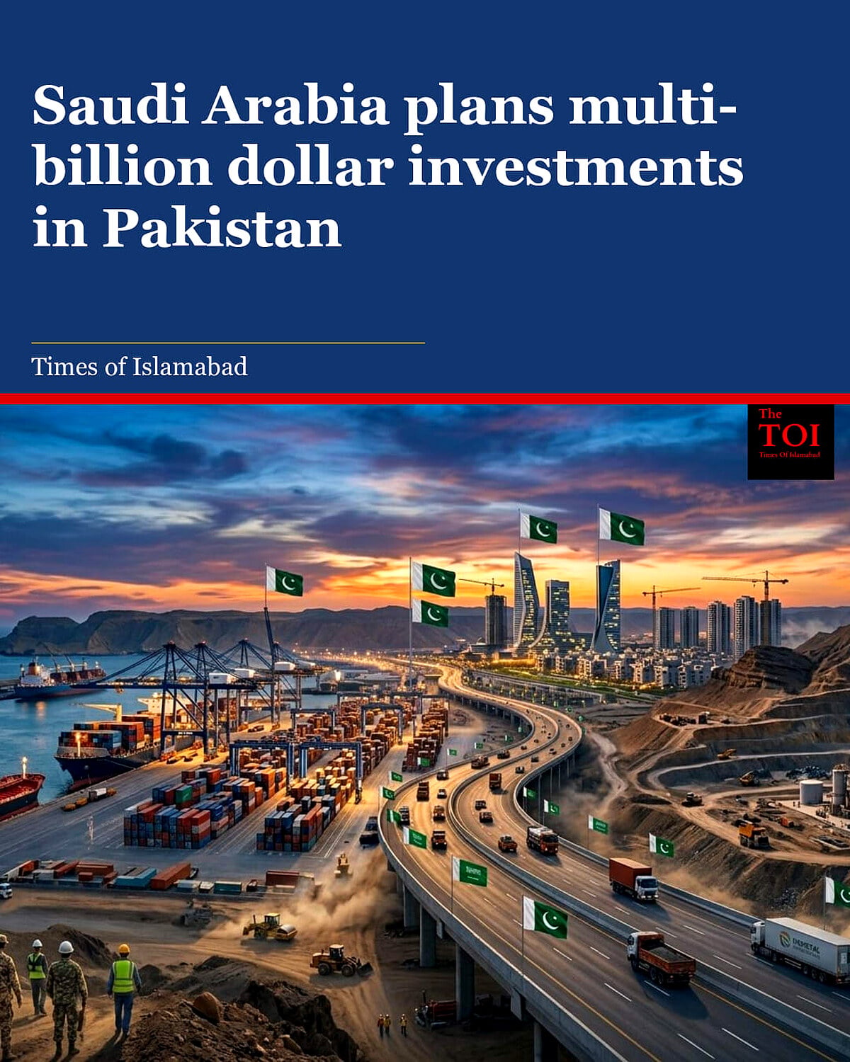 Saudi Arabia Eyes Multi-Billion Dollar Investments in Pakistan