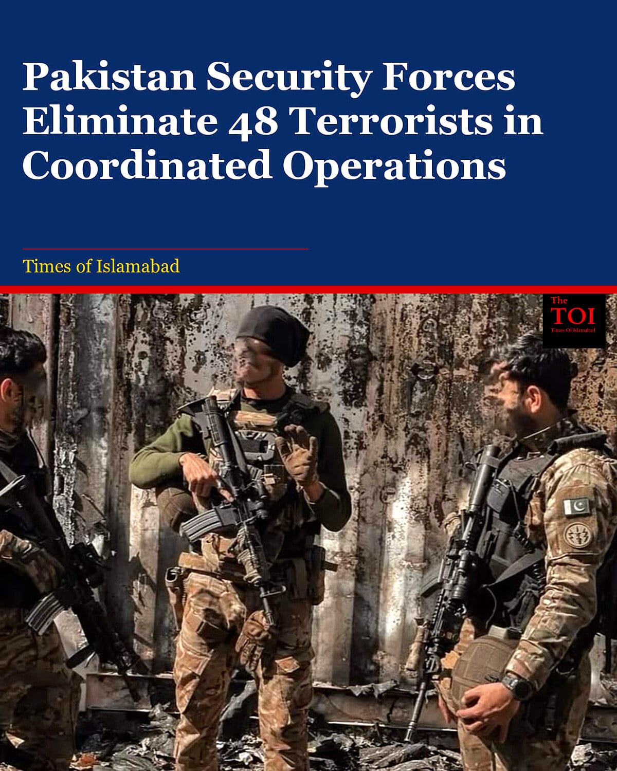 Security Forces Kill 48 Militants in North Waziristan Operations, Sindh ...
